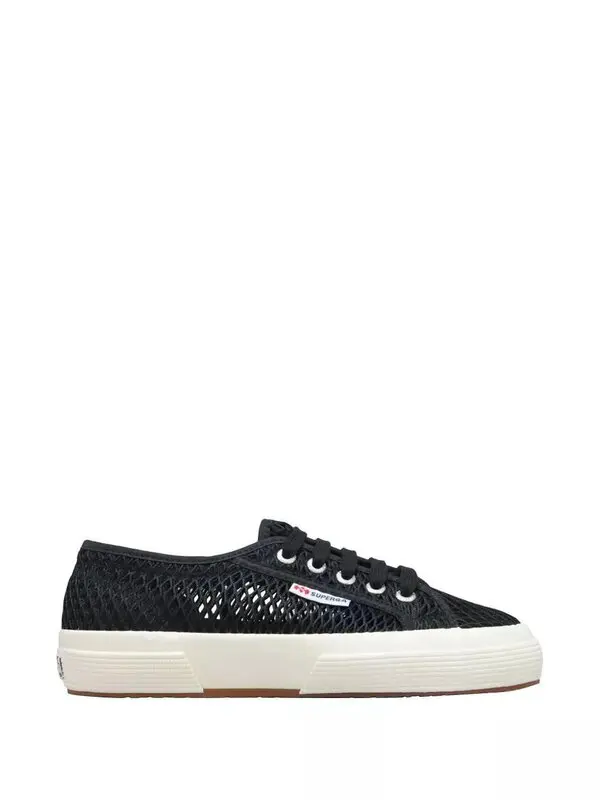 Superga 2750 Mesh Lace-up Sneakers - Black