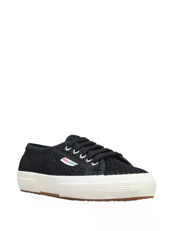 Superga 2750 Mesh Lace-up Sneakers - Black