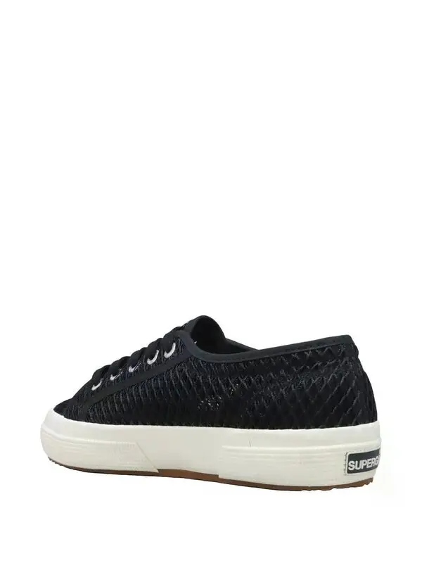 Superga 2750 Mesh Lace-up Sneakers - Black