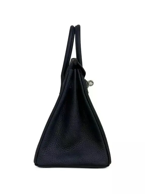 Hermès Birkin 25 Handbag In Togo Leather - Blue
