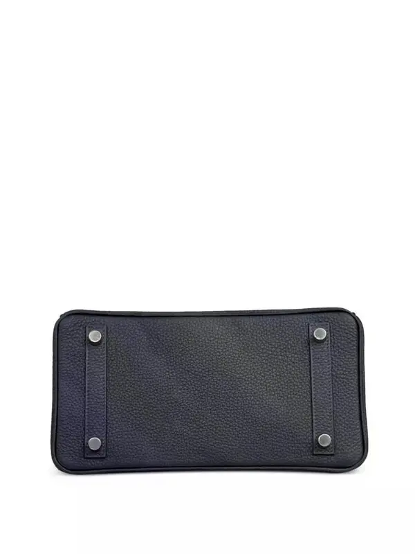 Hermès Birkin 25 Handbag In Togo Leather - Blue