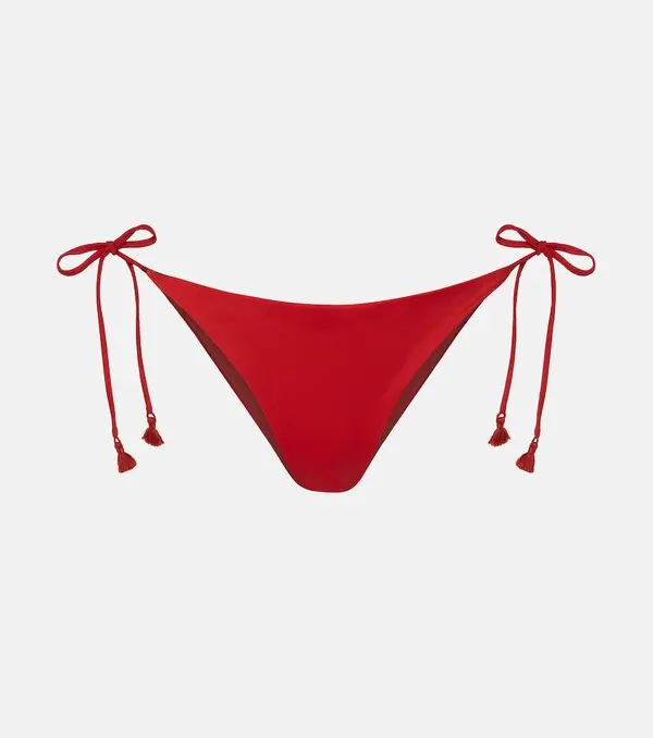 Johanna Ortiz Low-rise Bikini Bottoms - Red