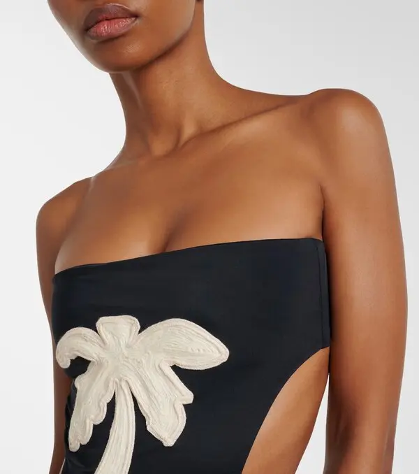 Johanna Ortiz Cutout Embroidered Swimsuit