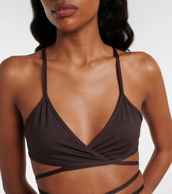 Attico Two-piece Bikini Set - Brown