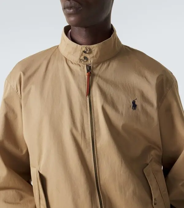 Polo Ralph Lauren Cotton Twill Zip-up Jacket - Brown