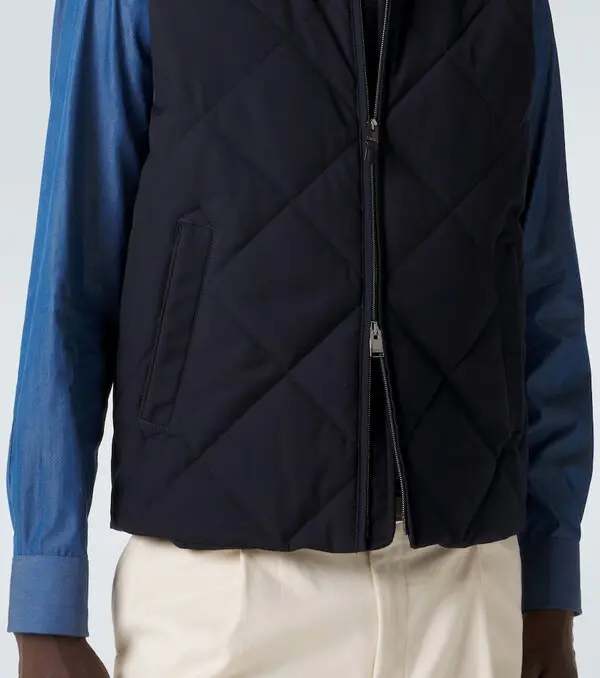Canali Quilted Puffer Vest