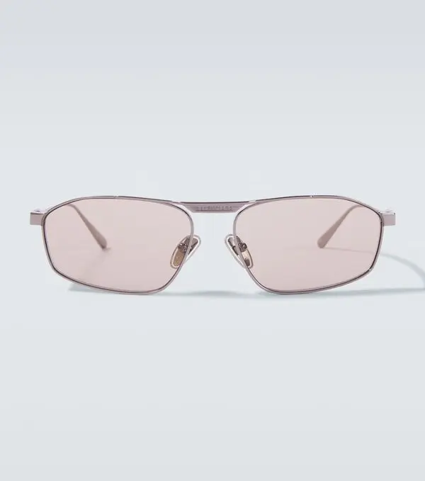 Balenciaga Tag 3.0 Aviator Sunglasses - Silver