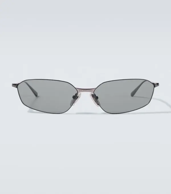 Balenciaga Invisible 2.0 Rectangular Sunglasses - Blue