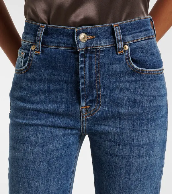 7 For All Mankind Leggy Bootcut Jeans - Blue