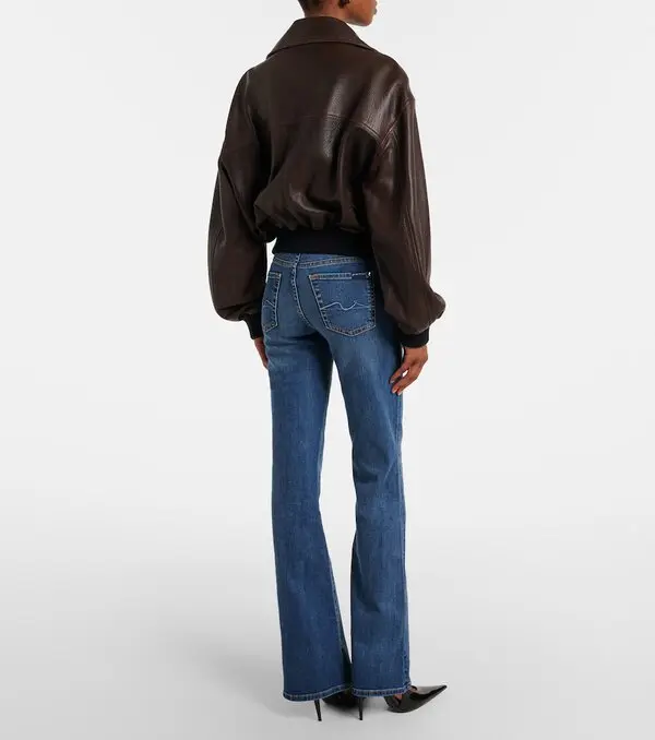 7 For All Mankind Leggy Bootcut Jeans - Blue