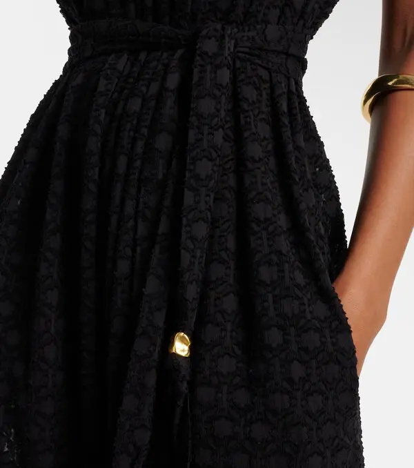 ERES Silk And Cotton Jacquard Jumpsuit