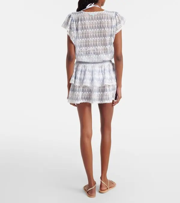 Melissa Odabash Remi Tiered Minidress