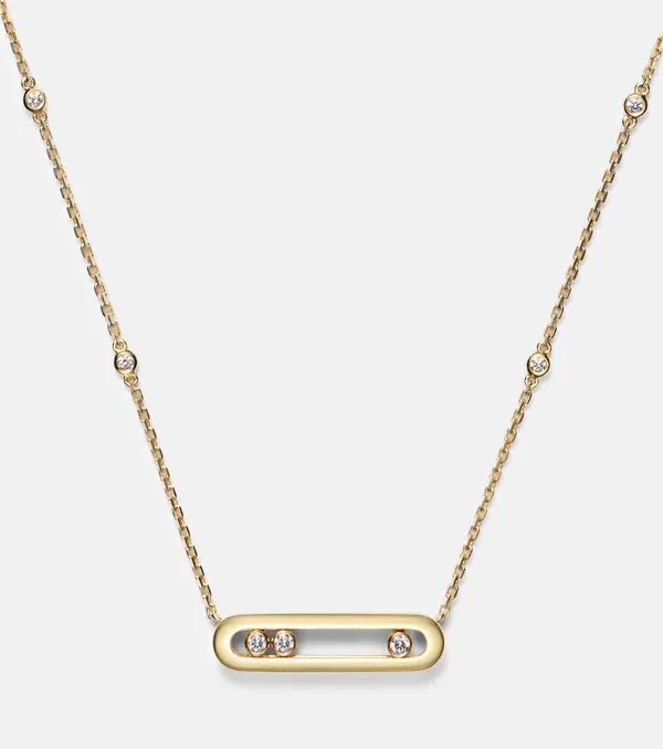 Messika Baby Move 18kt Yellow Diamond Necklace