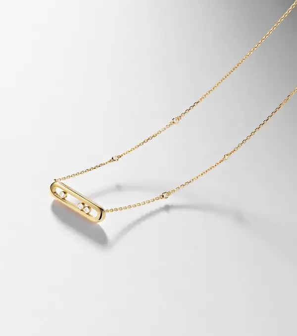 Messika Baby Move 18kt Yellow Diamond Necklace