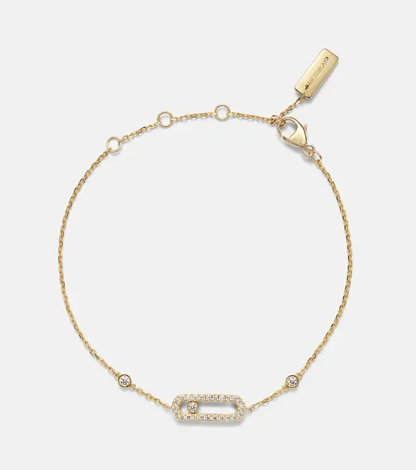 Messika Move Uno 18kt Yellow Diamond Bracelet - Gold