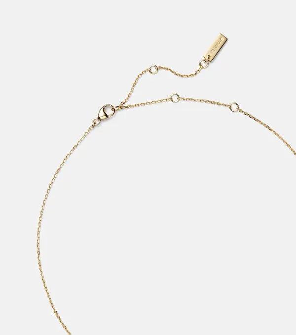 Messika Move Uno 18kt Yellow And Diamond Necklace - Gold