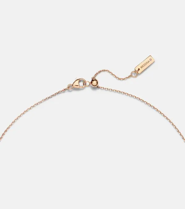 Messika Move Uno Large 18kt Rose Diamond Necklace