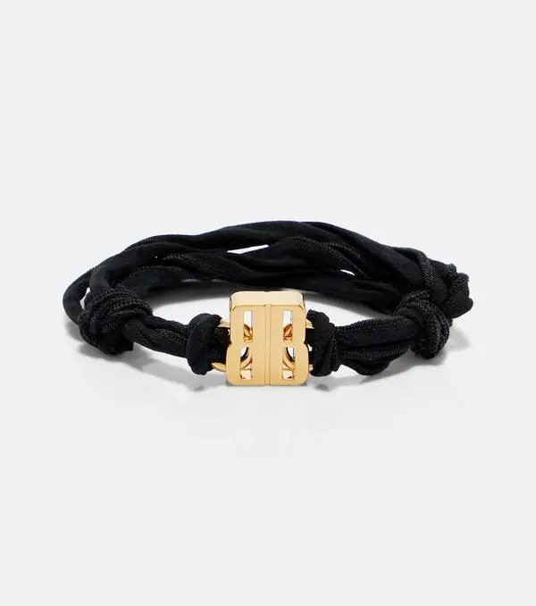 Balenciaga Bb Bracelet In Brass - Gold