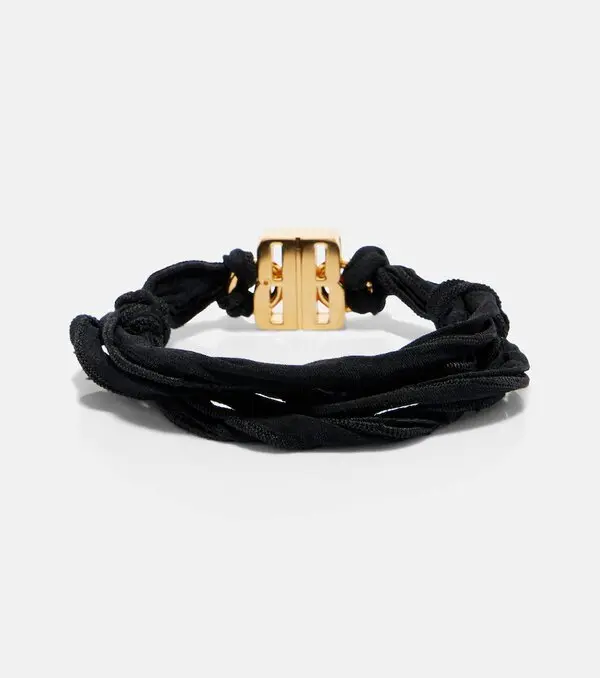Balenciaga Bb Bracelet In Brass