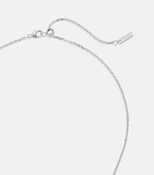 Messika So Move 18kt White Gold Chain Necklace With Diamonds