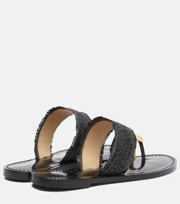 AMANU Braided Leather Sandals