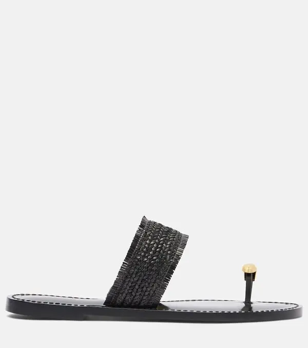 AMANU Braided Leather Sandals