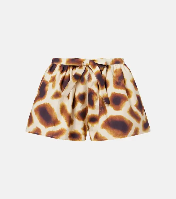 Christopher Esber Printed Cotton Shorts - Brown