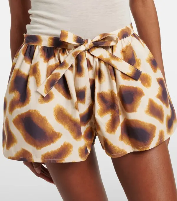 Christopher Esber Printed Cotton Shorts