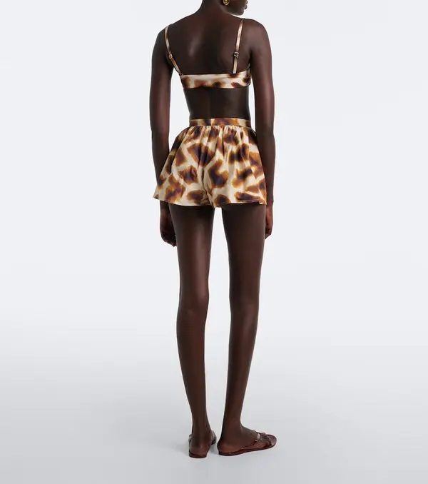 Christopher Esber Printed Cotton Shorts