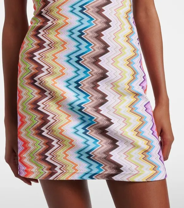 Missoni Zigzag Open-back Minidress