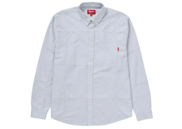 Supreme Patchwork Oxford Shirt - Stripe