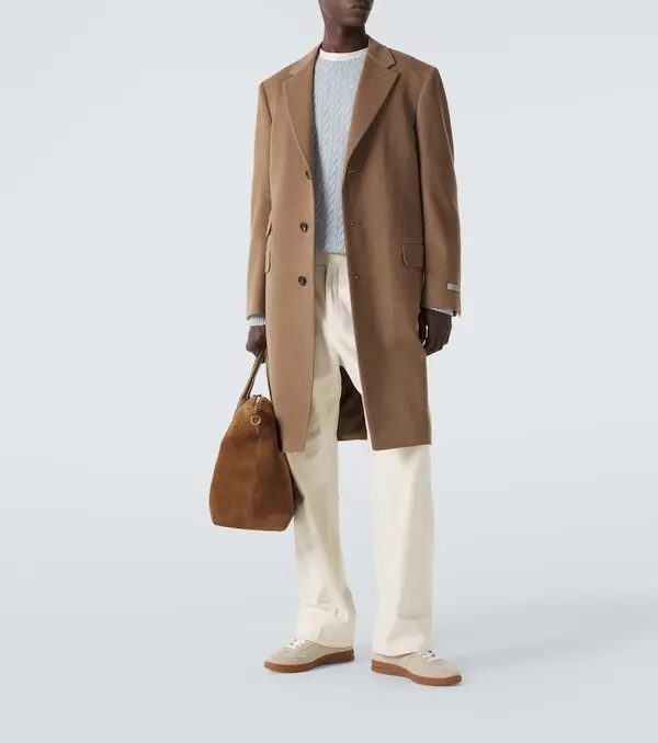 Canali Single-breasted Wool Coat