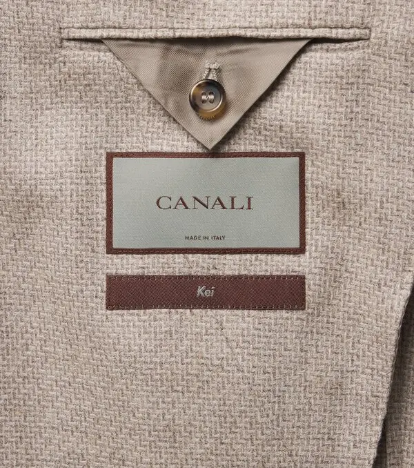 Canali Kei Wool Blazer - Grey