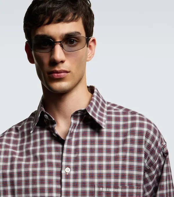 Balenciaga Invisible 2.0 Rectangular Sunglasses