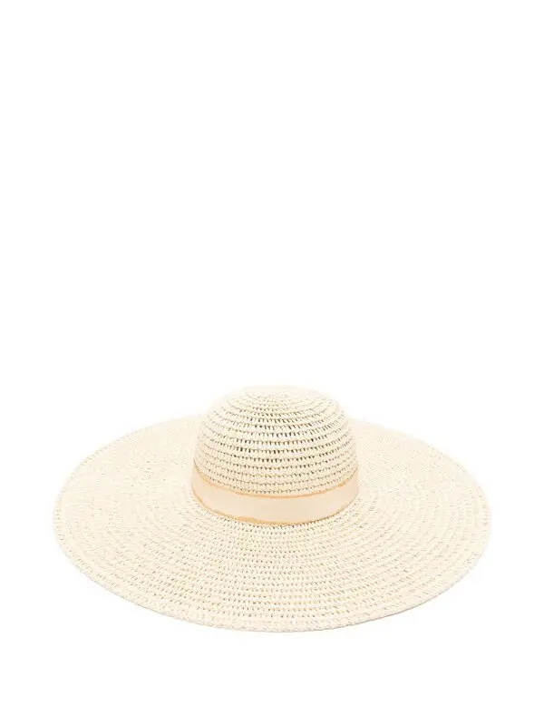 Borsalino Marlene Straw Hat - White