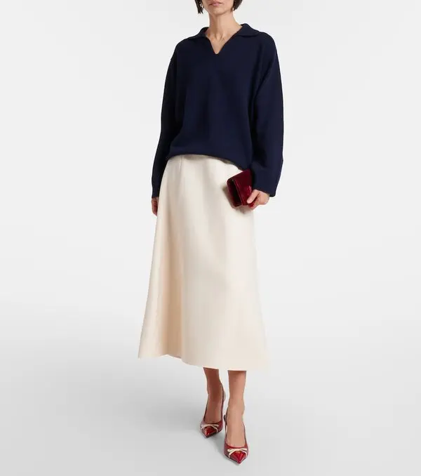Valentino Garavani Cashmere Polo Sweater