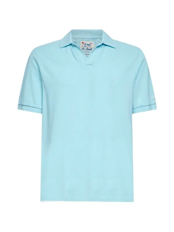 MC2 SAINT BARTH Charles Polo Shirt - Sky Blue