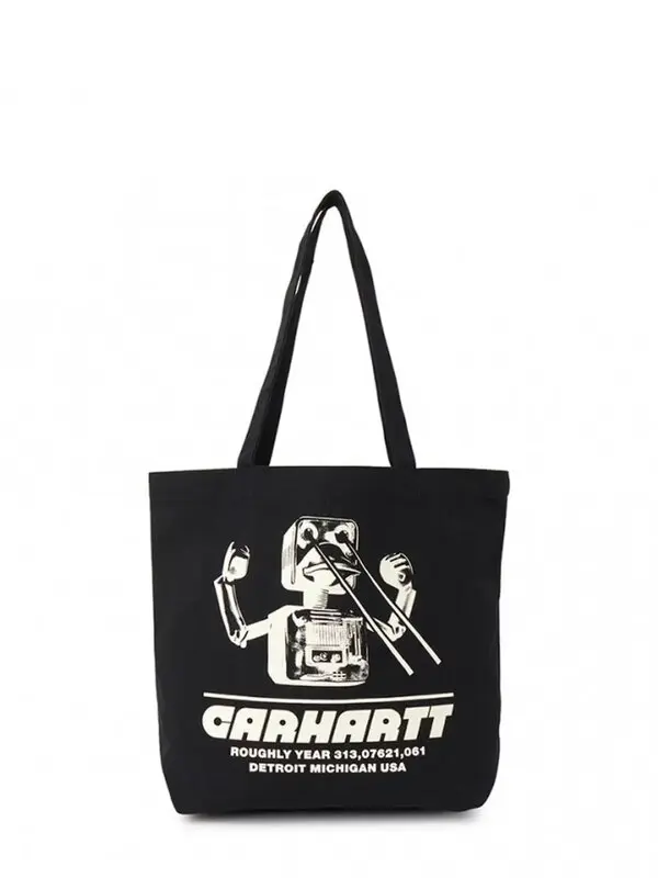 Carhartt Work In Progress Canvas Tote Bag - Black