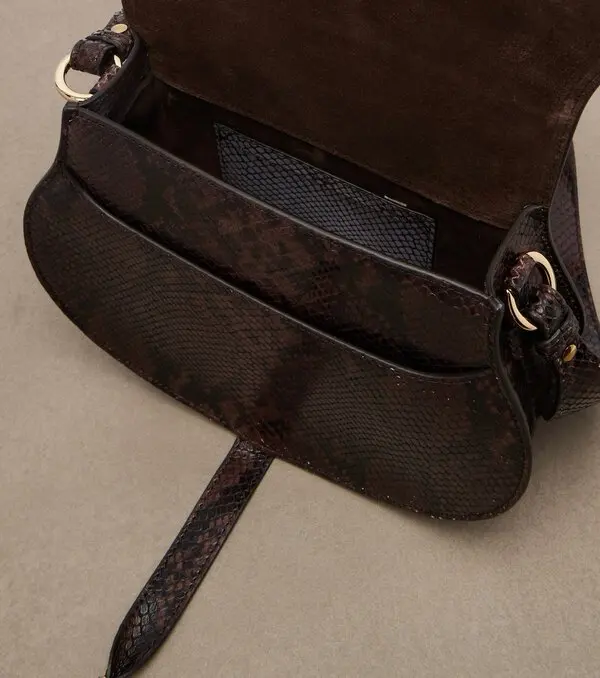 Chloé Marcie Small Leather Crossbody Bag - Brown