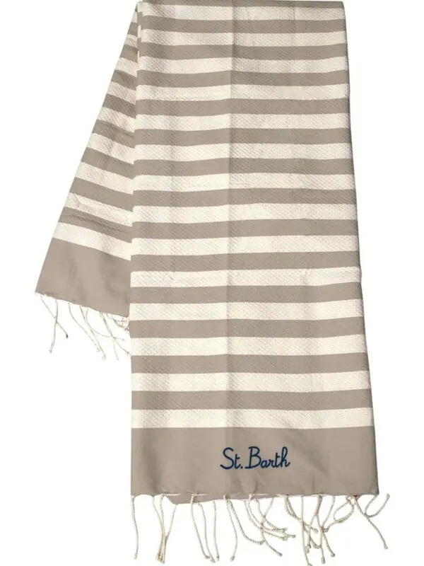 MC2 SAINT BARTH Foutas Beach Towel - Beige