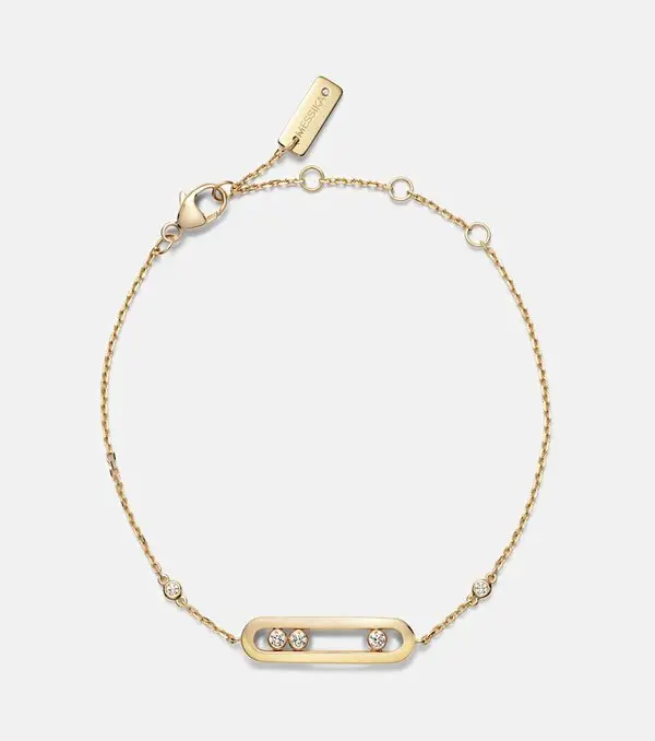 Messika Baby Move 18kt Yellow Diamond Bracelet - Gold