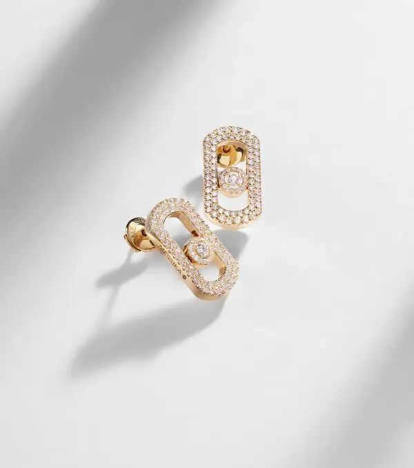 Messika So Move 18kt Gold Diamond Earrings
