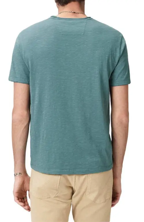 John Varvatos Miles Slub Cotton T-shirt - Fog