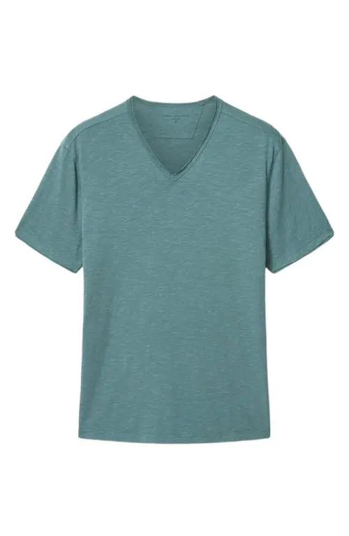 John Varvatos Miles Slub Cotton T-shirt - Fog