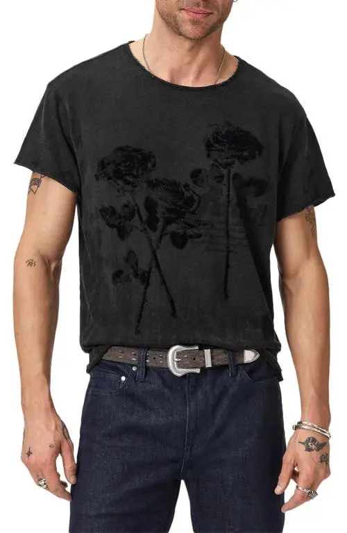John Varvatos Raw Edge Graphic T-shirt
