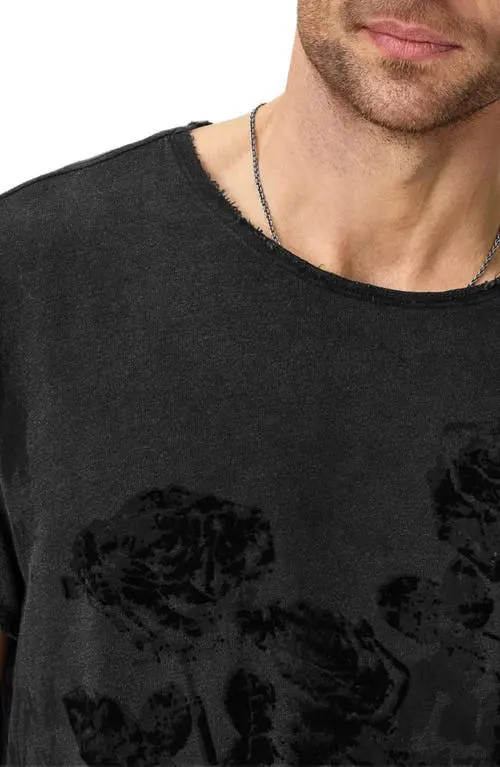 John Varvatos Raw Edge Graphic T-shirt
