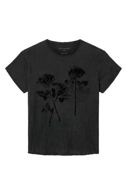 John Varvatos Raw Edge Graphic T-shirt