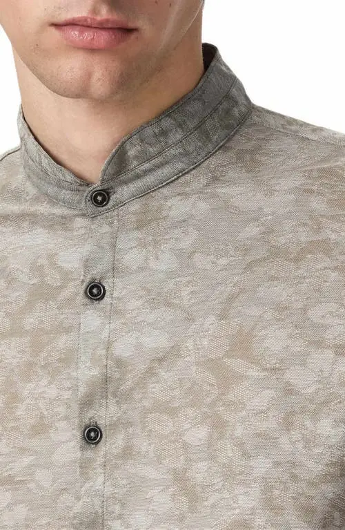 John Varvatos Vistra Cotton Button-up Shirt - Turtle Green