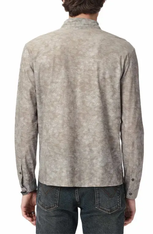 John Varvatos Vistra Cotton Button-up Shirt - Turtle Green
