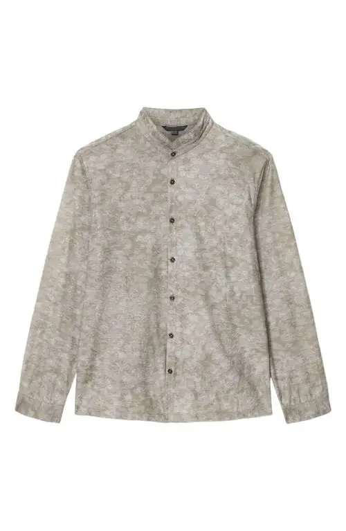 John Varvatos Vistra Cotton Button-up Shirt - Turtle Green
